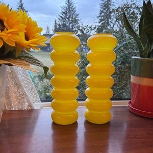 IKEA | Accents | One Mcm Anne Nilsson Art Glass Vase Solstrale Yellow ...
